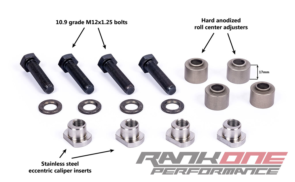 Lexus IS200/300 to LS400 Brake Calipers Conversion Kit – Rank One ...